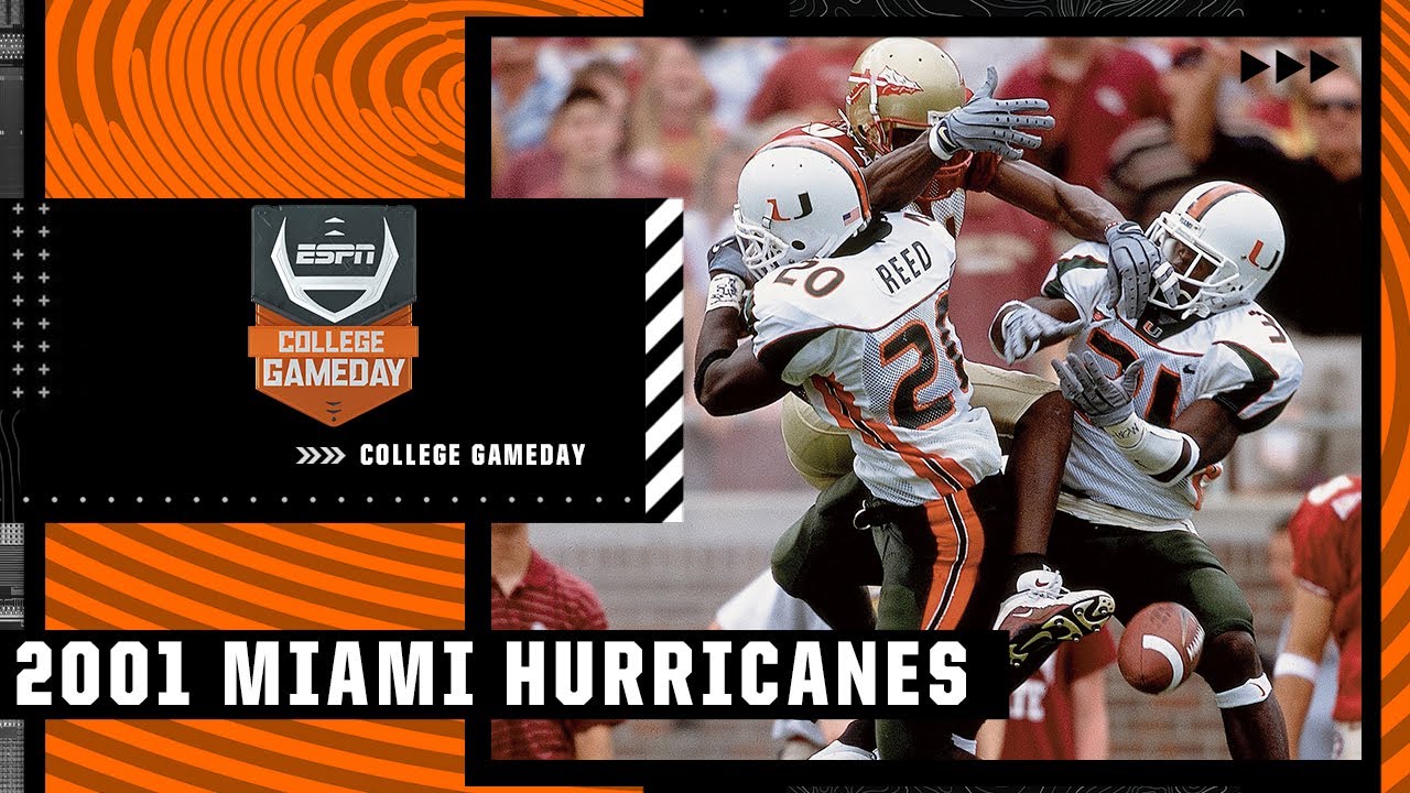 The 2001 Miami Hurricanes reflect on one of the greatest teams in CFB ...