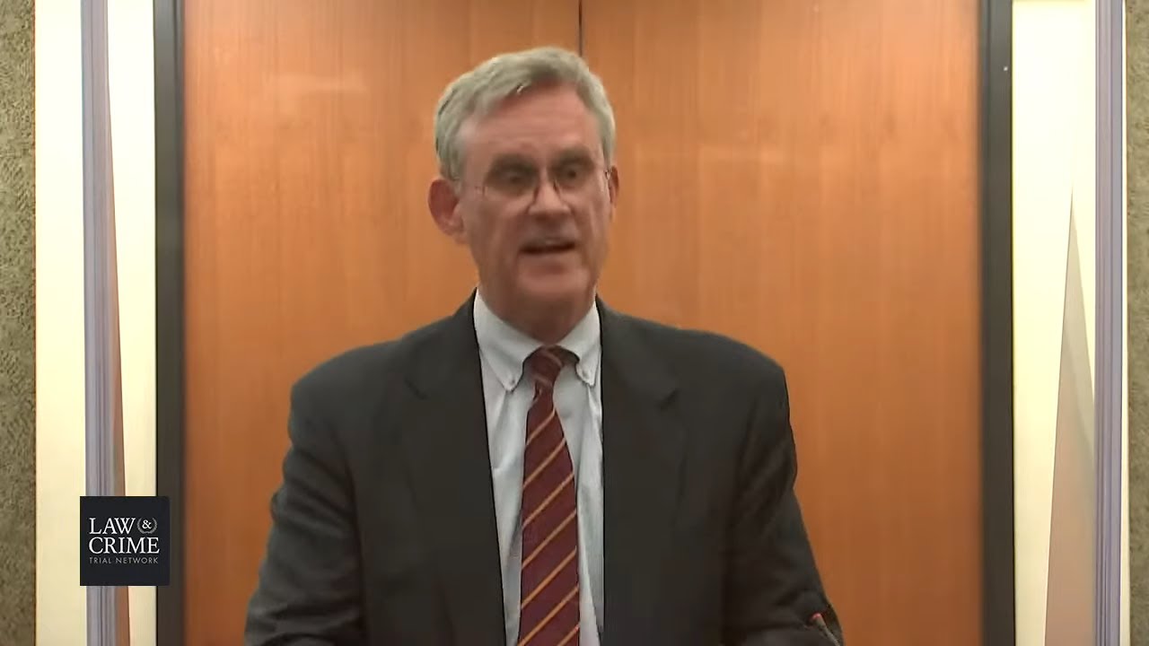 Defense Attorney Paul Engh Bangs Hands on Lectern During Argument ...