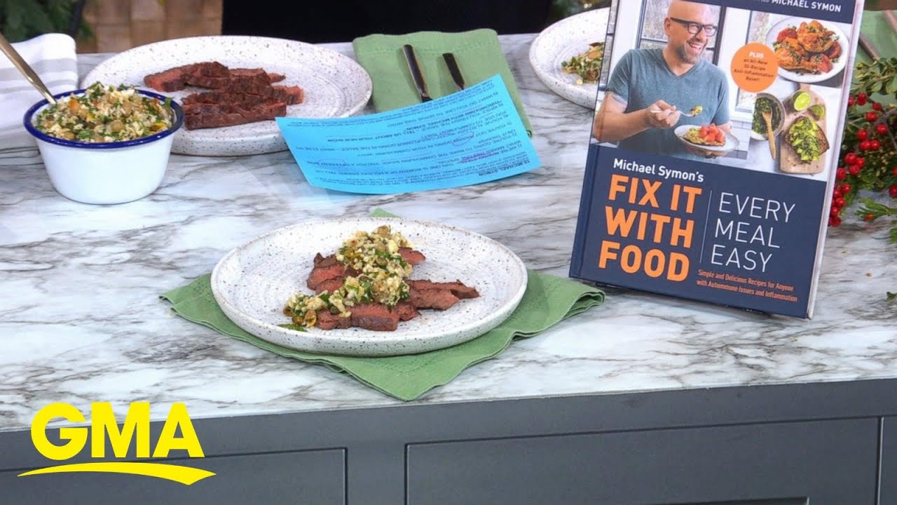 Chef Michael Symon's recipe for skirt steak with chimichurri and ...