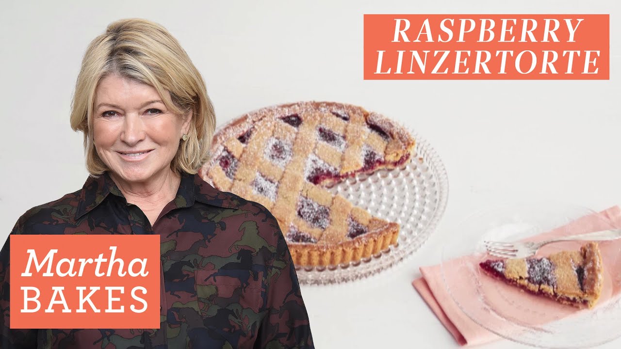 Martha Stewart's Raspberry Linzertorte | Martha Bakes Recipes - The ...