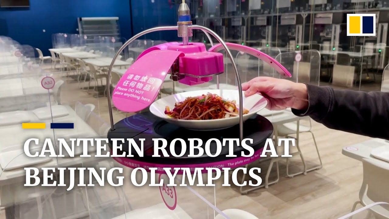 Canteen robots serve noodles at Beijing Olympic Winter Games - The ...