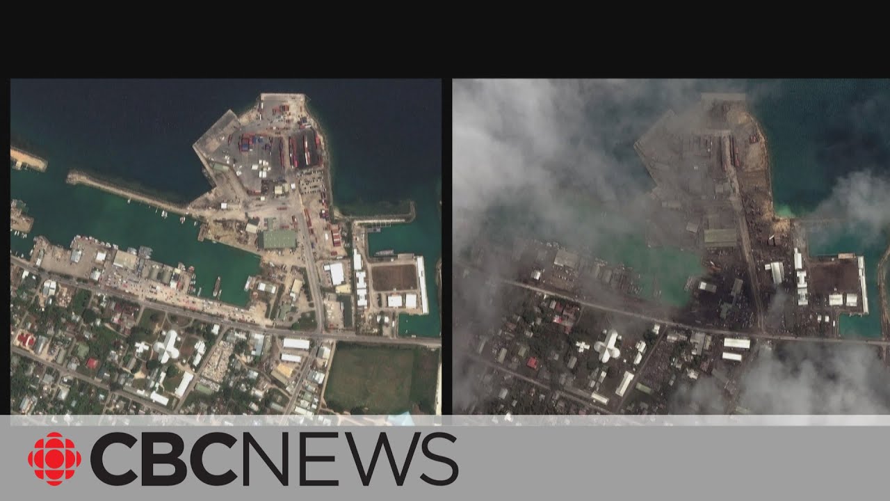New images show extensive damage from Tonga volcano eruption - The ...