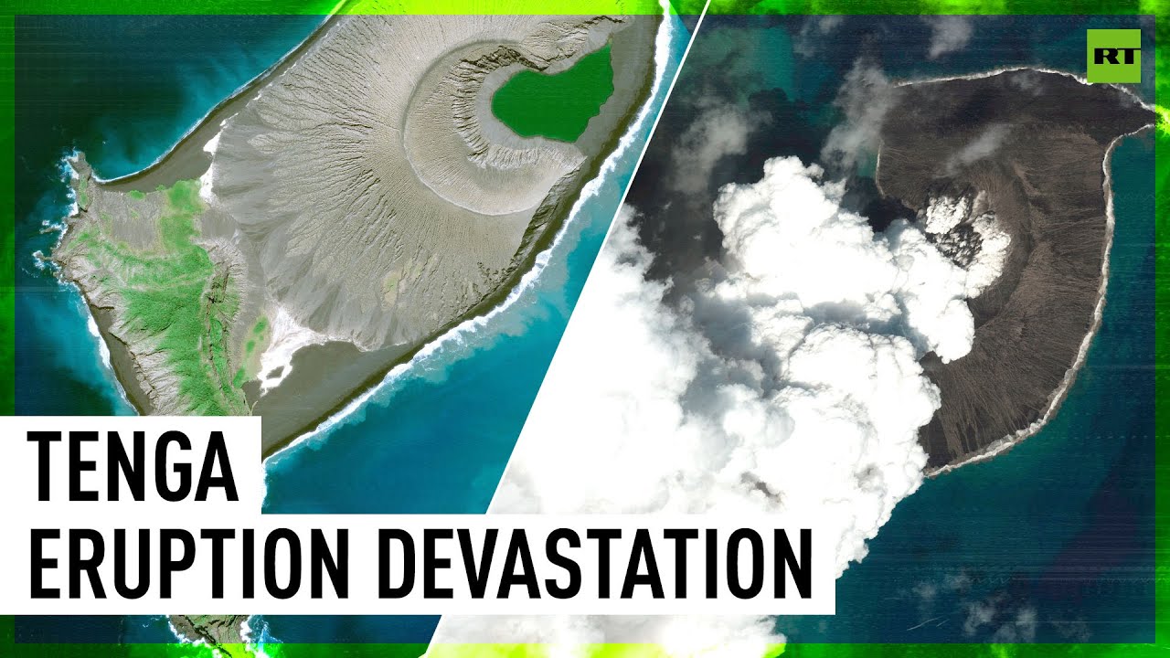 Before/After Satellite Pics Show Impact of Tonga Eruption - The Global ...