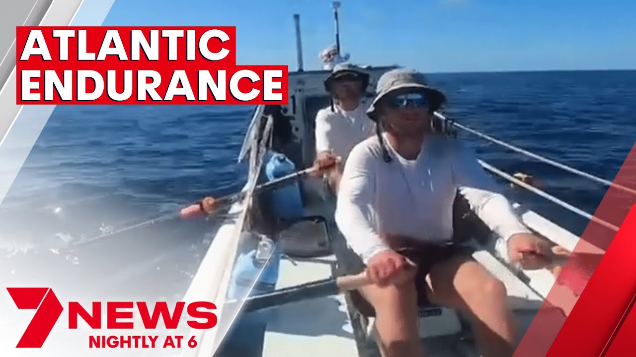 Four Australians complete legendary rowing race across the Atlantic ...