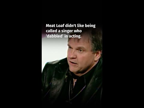 Will you remember Meat Loaf most as a singer or an actor? #Shorts - The ...
