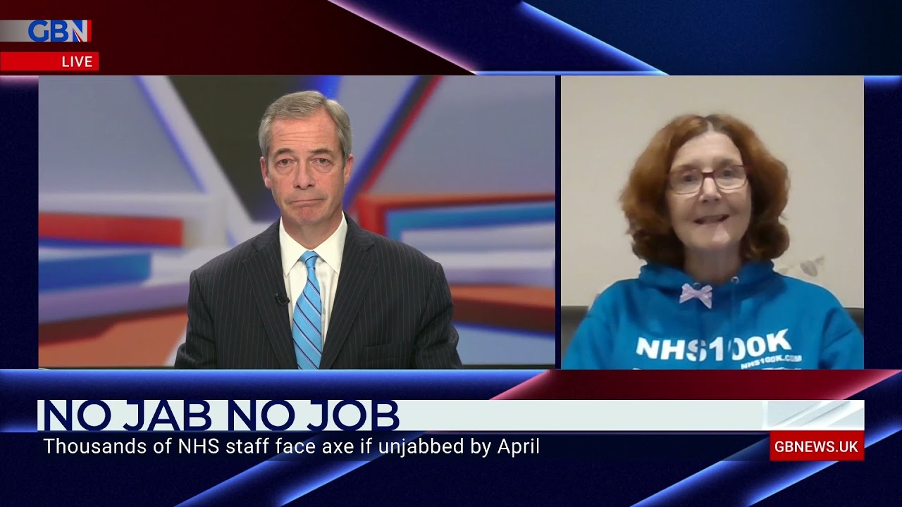 Nigel Farage questions unvaccinated nurse over NHS mandate - The Global ...