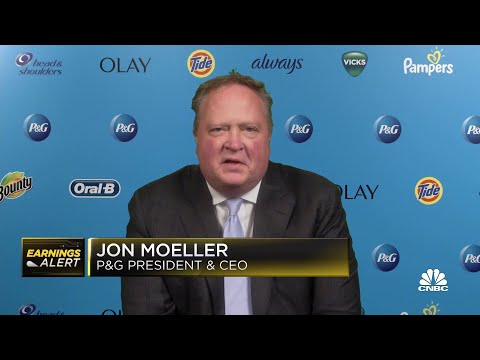 P&G CEO Jon Moeller reacts to earnings: Demand continues to be strong ...