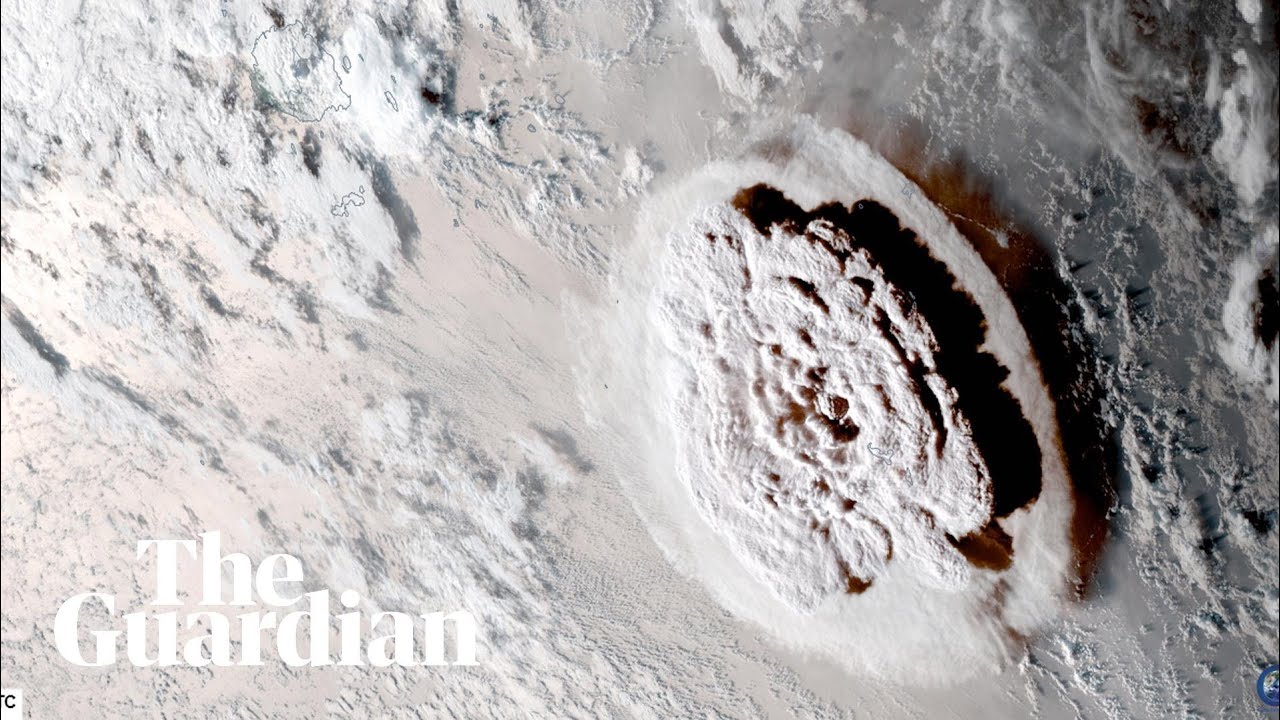 Tonga underwater volcanic eruption creates tsunami waves - The Global ...