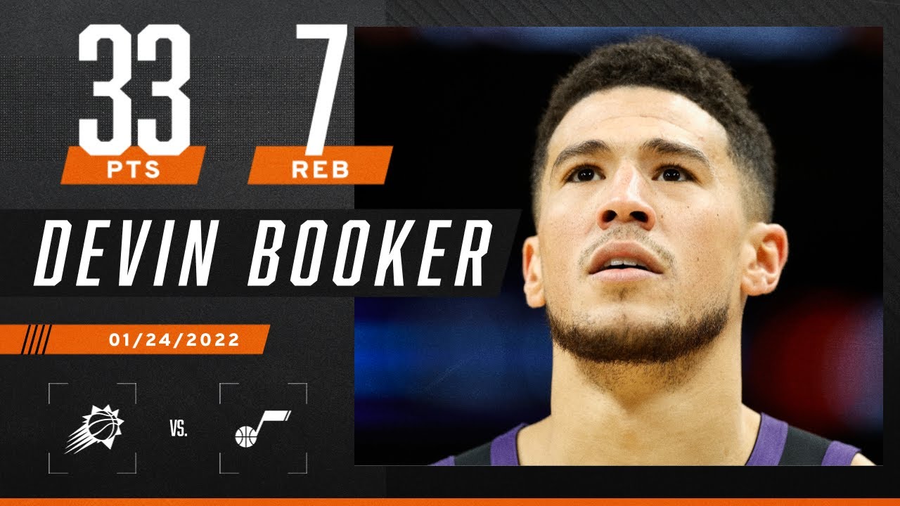 Devin Booker dropping FIRE with 33 PTS & 7 REB against Jazz 🔥 - The ...