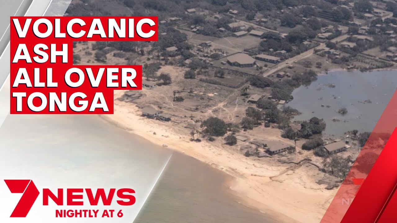 Images show volcanic ash all over Tonga after eruption and tsunami ...