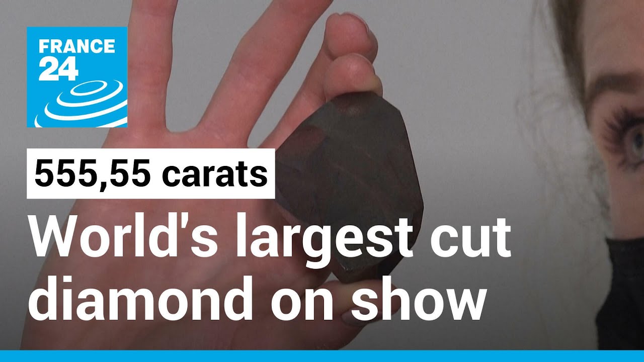 555,55 carats: World's largest cut diamond on display for first time • FRANCE 24 English - The ...