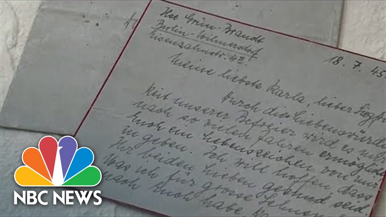 How A Holocaust Survivor’s Undelivered Letter Was Returned To Her ...