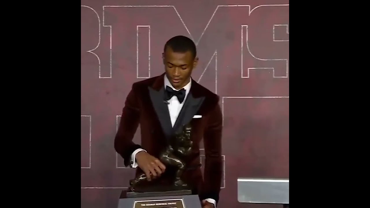 DeVonta Smith delivered this inspirational message after winning the ...