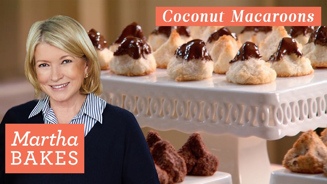 Martha Stewart S Coconut Macaroons Martha Bakes Recipes Martha