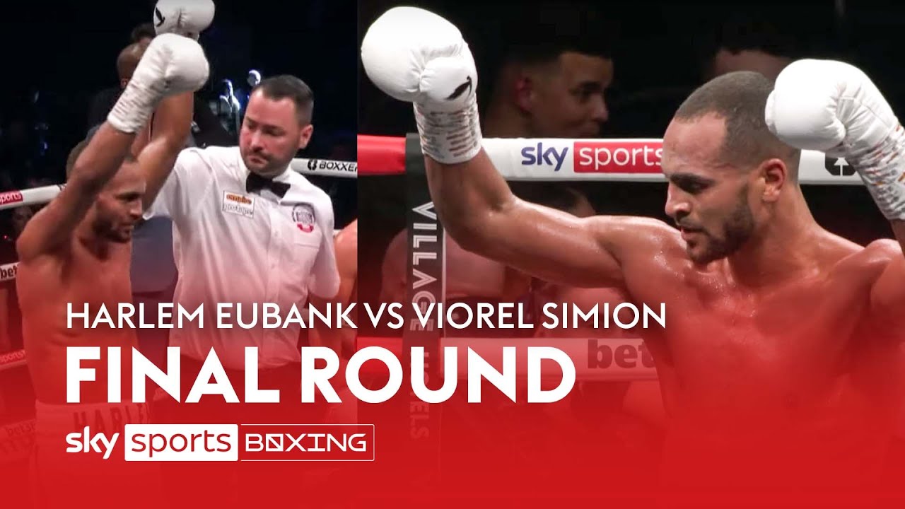 THE FINISH! | The round Harlem Eubank forced Viorel Simion to retire on ...