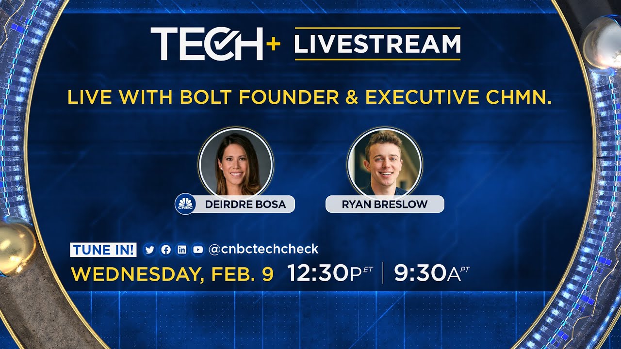 LIVE: CNBC TechCheck chats Silicon Valley 'mob bosses' with Bolt ...