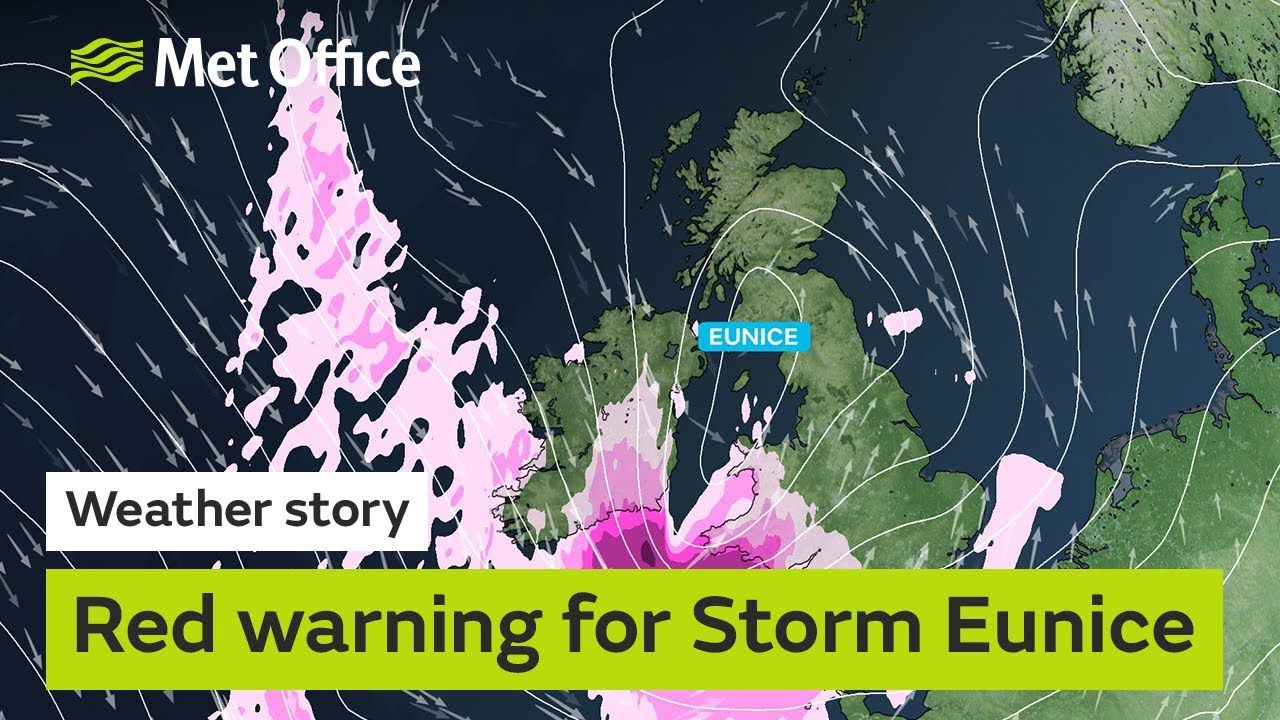 UK Weather: Red warning for Storm Eunice 17/02/22 - The Global Herald