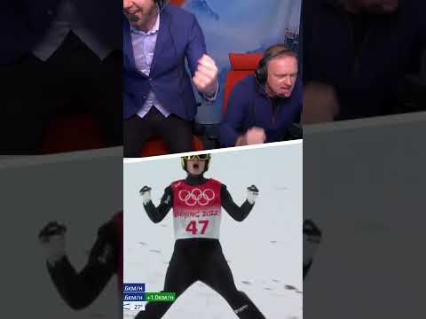 Commentators Lose It When He Wins! | 2022 Winter Olympics | #shorts ...
