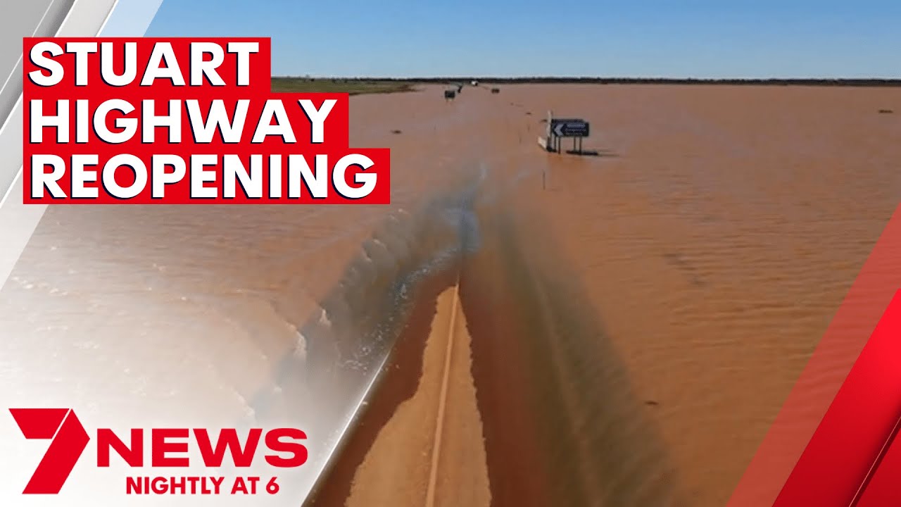 Stuart HIghway to slowly reopen amid one-in-200-year outback flooding ...