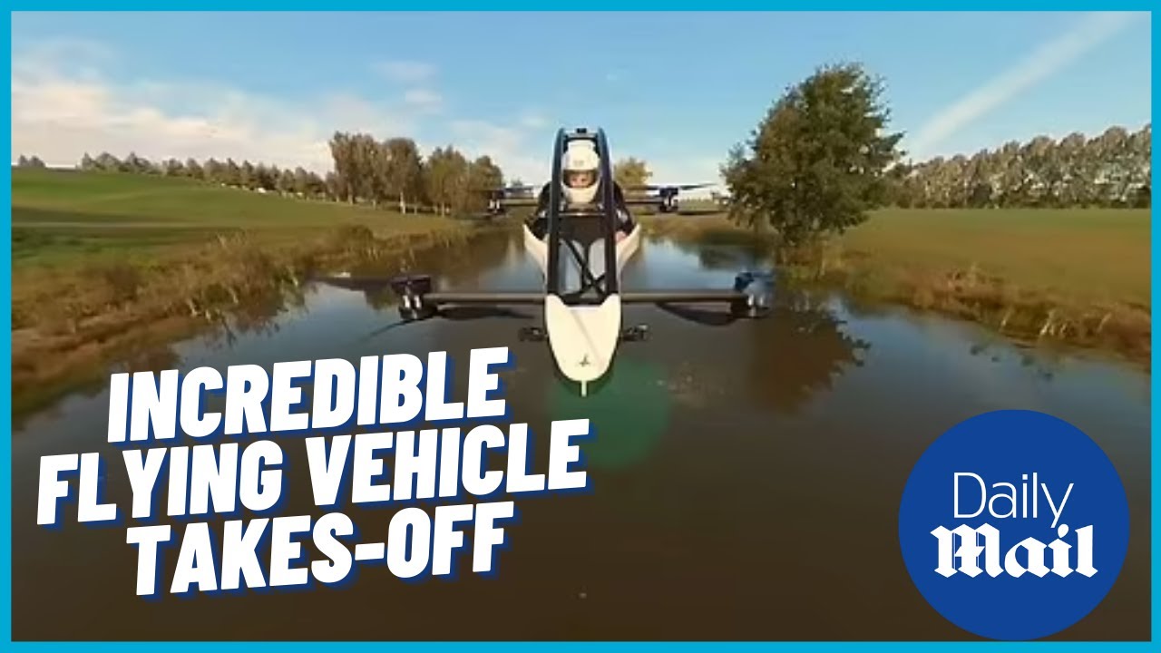 Real life Jetsons: Incredible flying vehicle takes to the skies - The ...