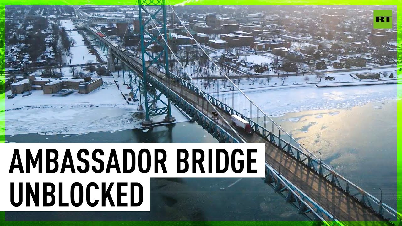 Ambassador Bridge linking Detroit & Windsor is accessible again ...