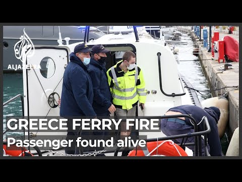 Greece ferry fire: Survivor found in burning ferry off island of Corfu ...