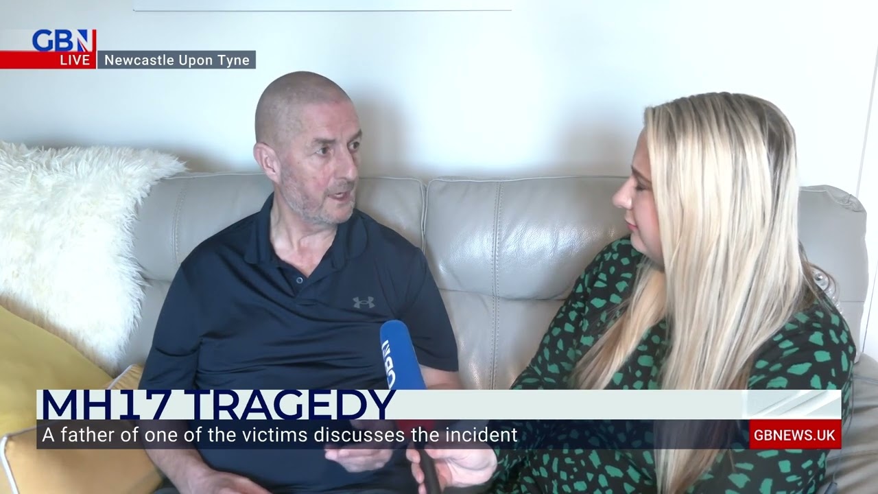 Barry Sweeney, father of MH17 victim Liam Sweeney, speaks to GB News ...