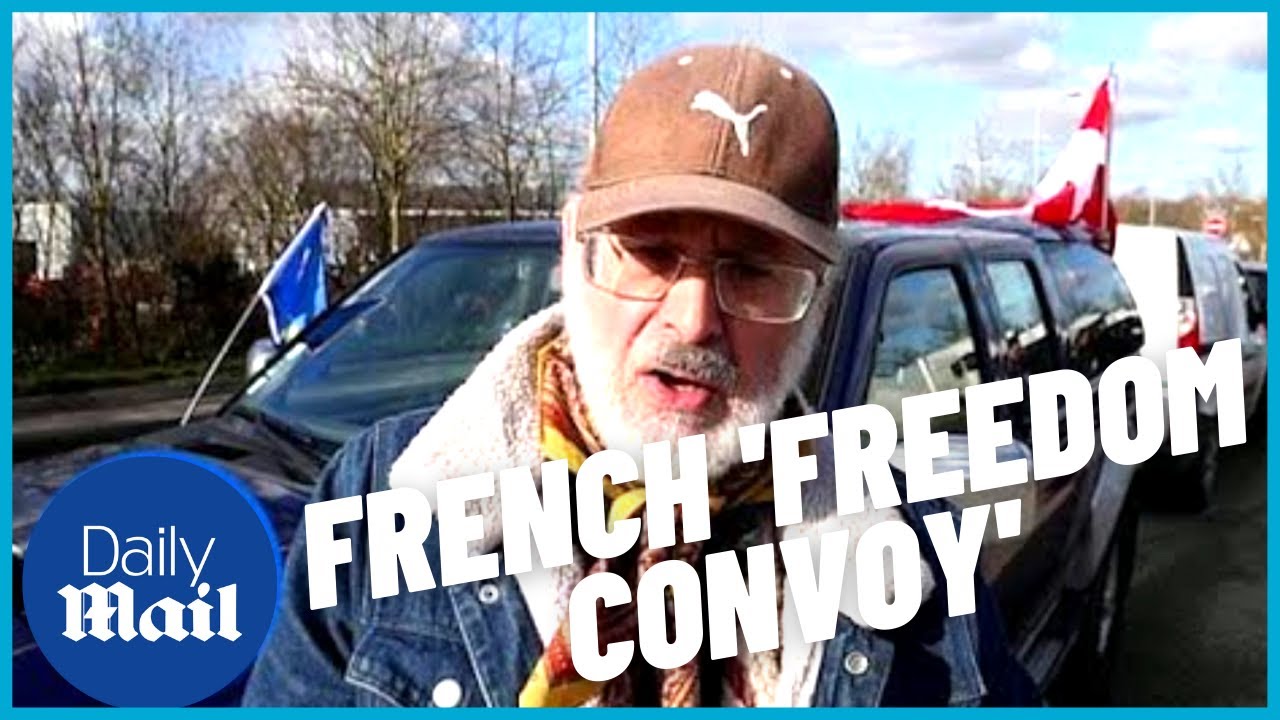 Paris 'Freedom convoys': Motorists head for French capital to protest ...