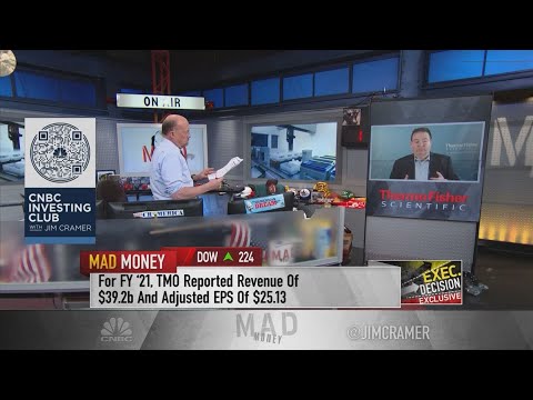 Watch Jim Cramer's full interview with Thermo Fisher CEO Marc Casper ...