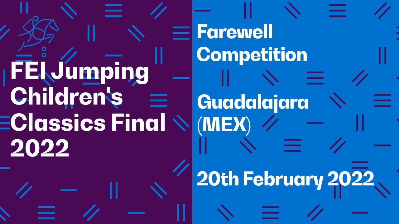 🔴LIVE | Farewell Competition | FEI Jumping Children's Classics Final ...