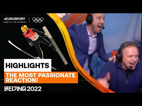 Norwegian Commentators Amazing reaction to Marius Lindvik Gold Medal ...