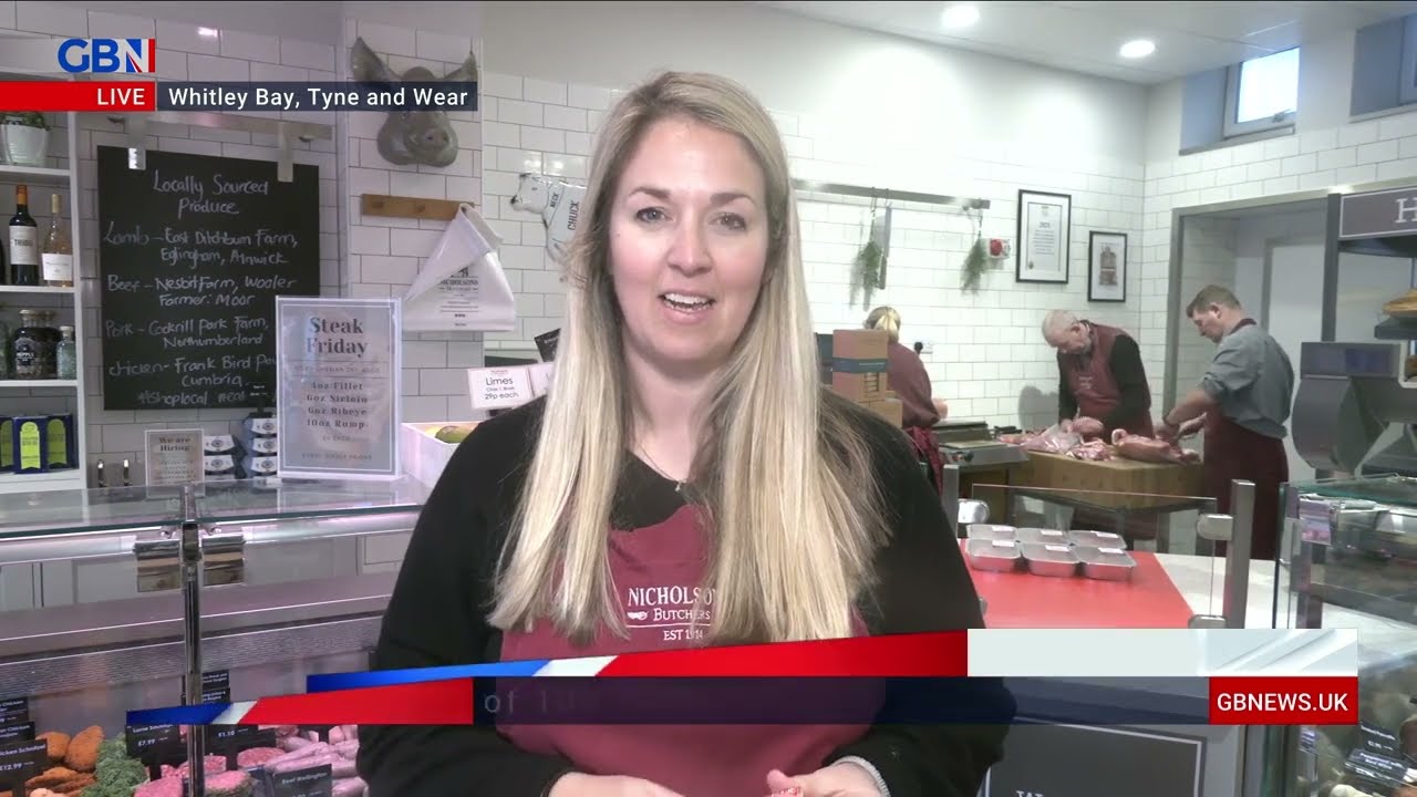 Butcher Kathryn Meadows discusses the butchering business during ...