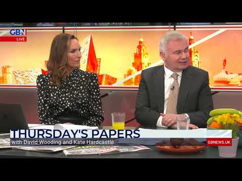 David Wooding reacts to members of the public donating money and ...
