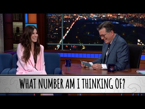 Sandra Bullock Takes The Colbert Questionert The Global Herald