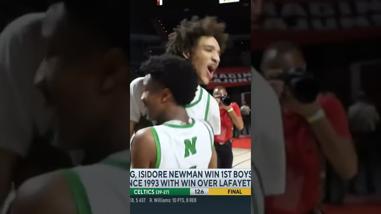 Arch Manning, Isidore Newman win Boys Basketball State Title 🏆🔥 #shorts ...