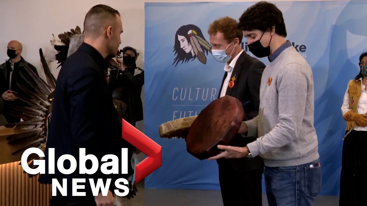 Trudeau attends welcome ceremony at Williams Lake First Nation, meets ...