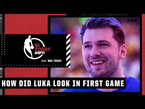 Tim McMahon: Luka looked like Luka in his first game back | NBA Today ...