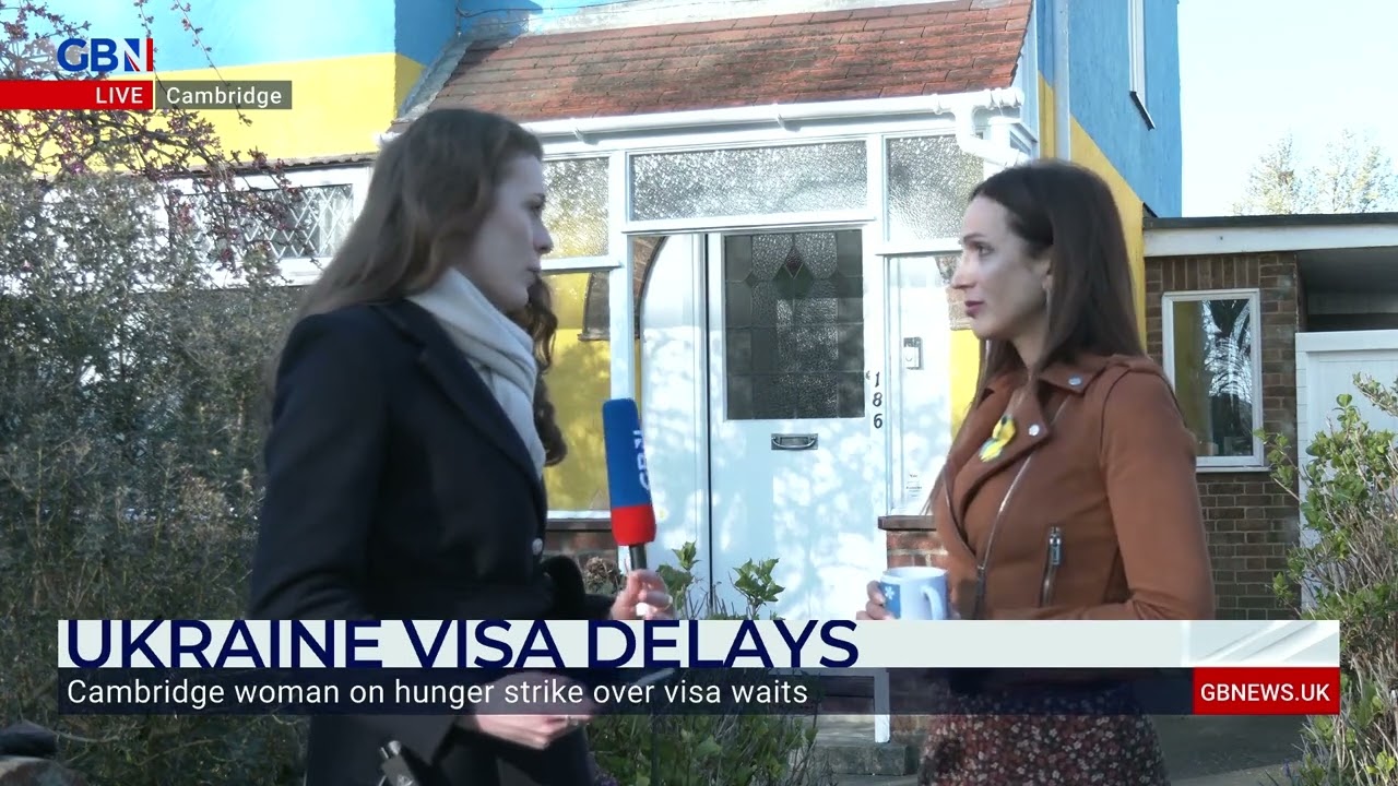 Ukraine: GB News' Amelia Harper speaks to Rend Platings who is on a ...