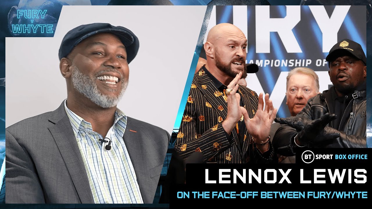"Both of them won that press conference" | Lennox Lewis gives his ...