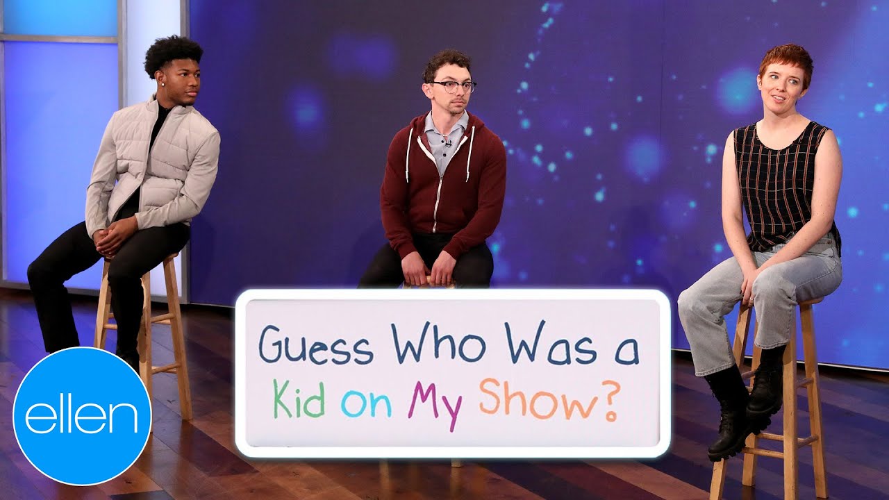 Ellen Is Left Dumbfounded in 'Guess Who Was a Kid on My Show!' - The ...