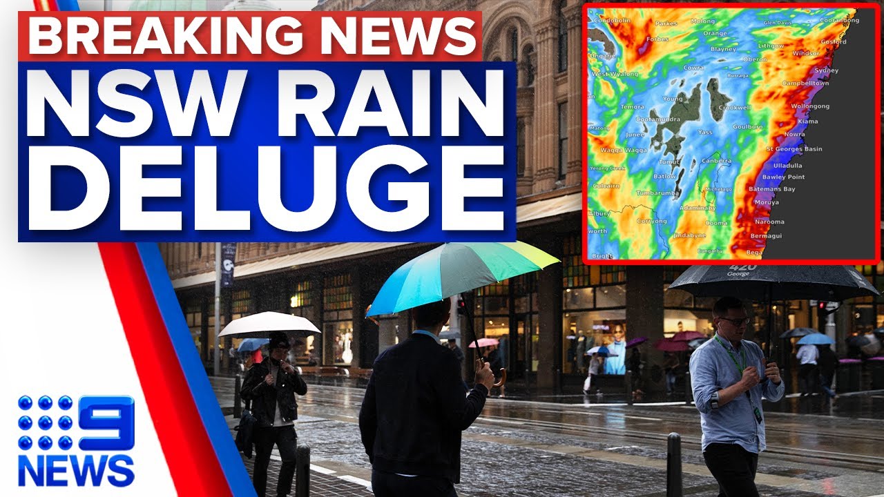 Millions in firing line as major rain event sweeps across NSW | 9 News ...