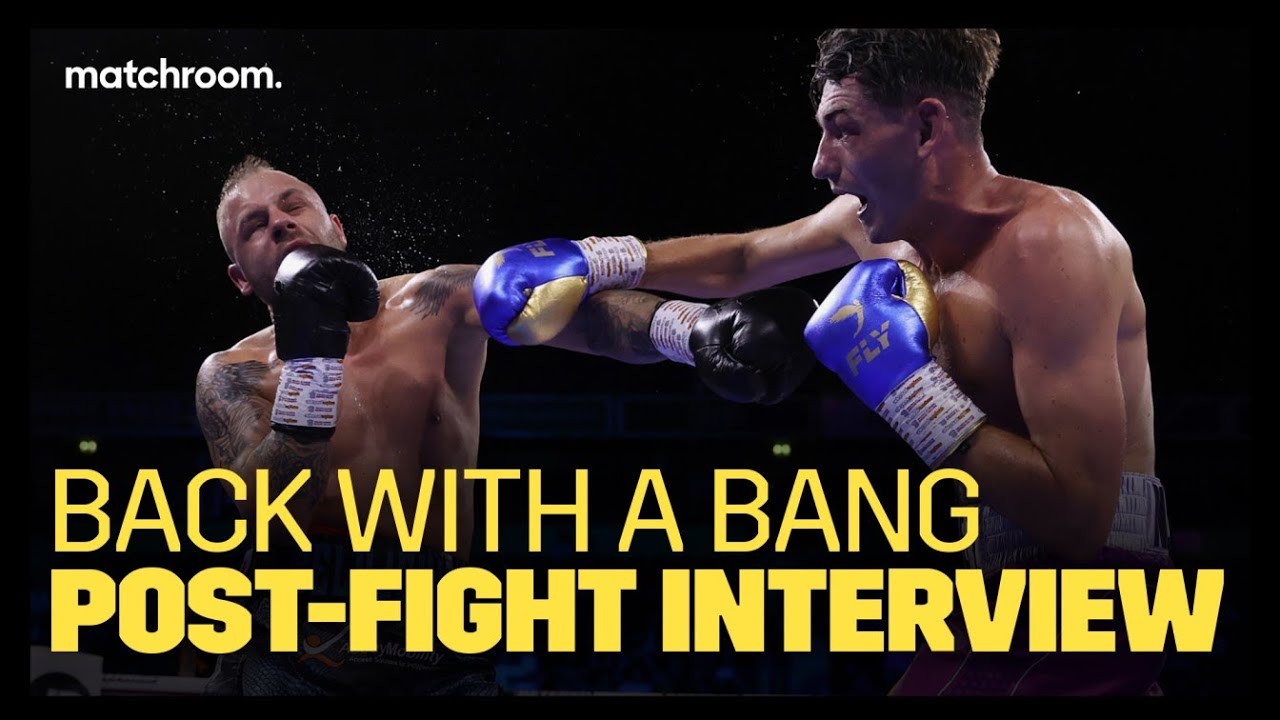 “I want the rematch for the European Title!" - Jack Cullen bounces back ...