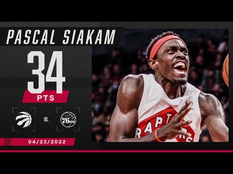 Pascal Siakam's new playoff CAREER-HIGH 34 PTS keep the Raptors alive 👀 ...