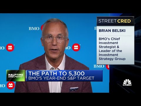 There's a good chance the 10-year has topped, says BMO's Brian Belski ...