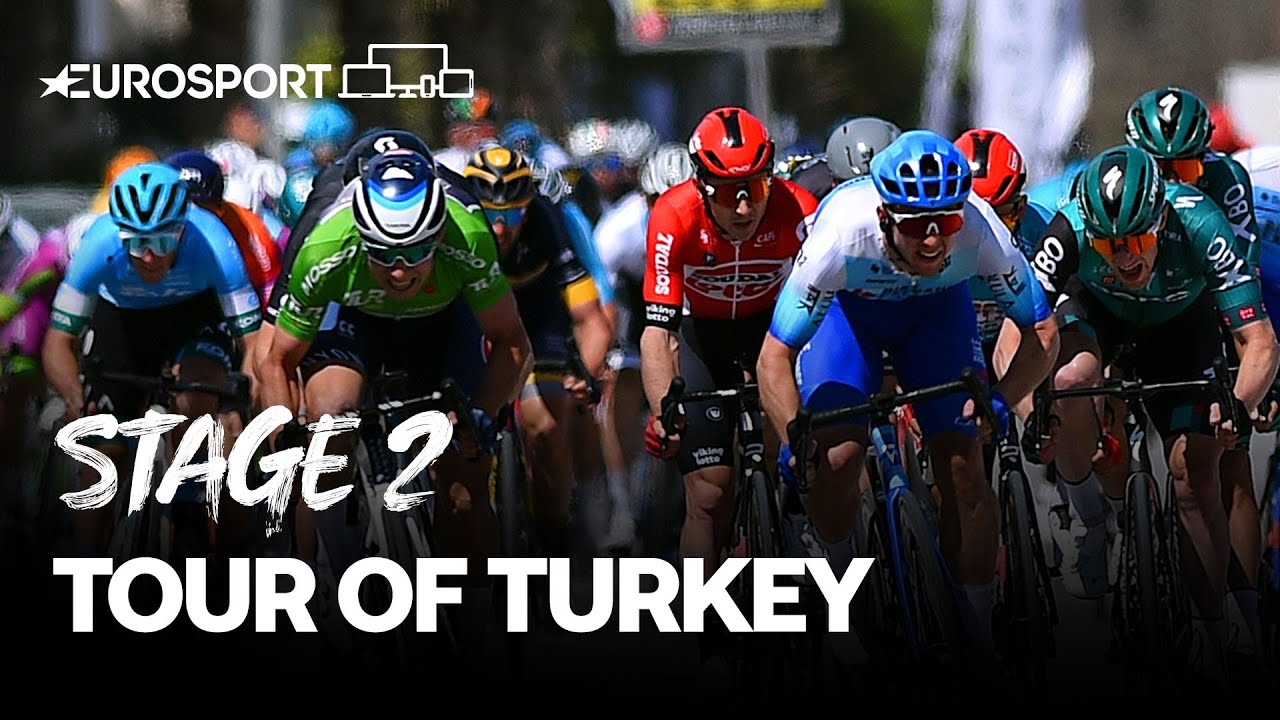 High-speed sprint in Alaçati! | Tour of Turkey - Stage 2 | Eurosport ...