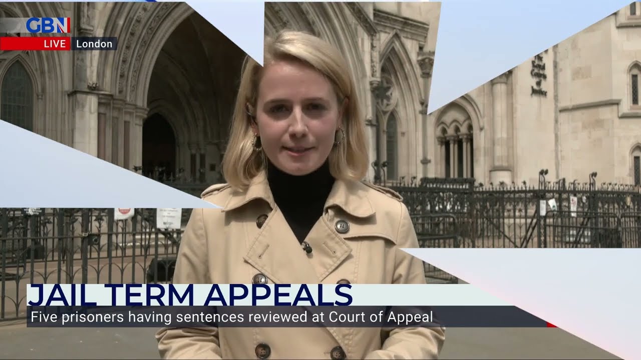 Five prisoners having their sentences reviewed at the Court of Appeal ...