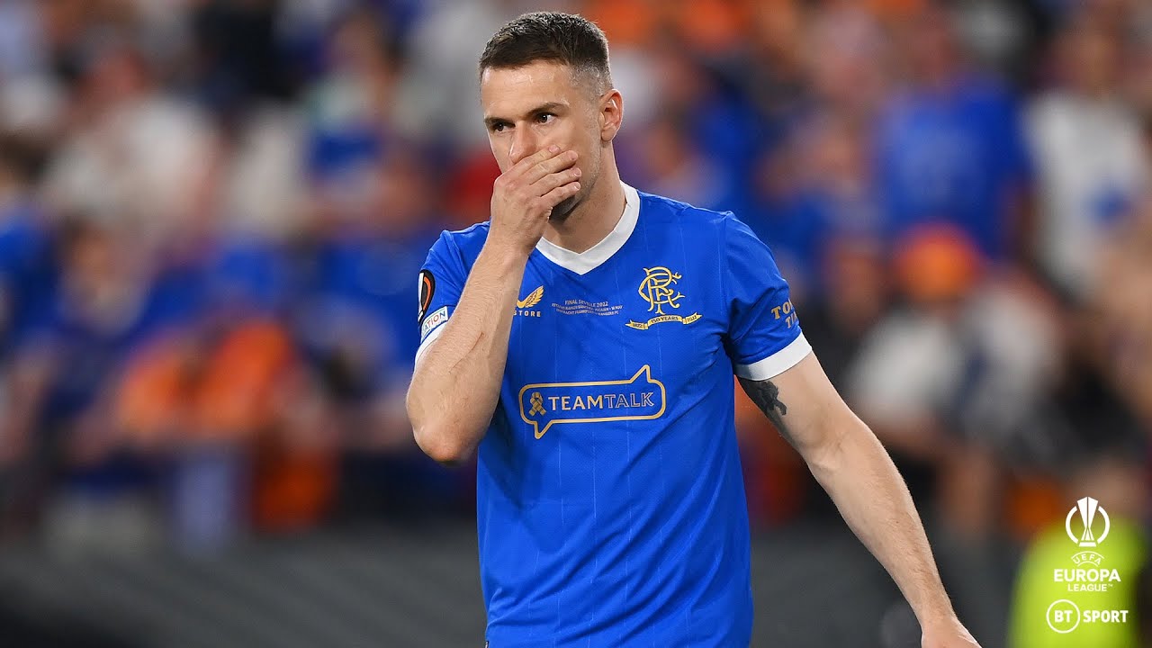 Heartbreak for Rangers! Tears flow as they lose the Europa League final ...