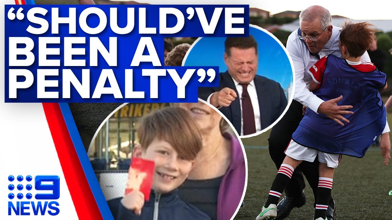 Schoolboy’s hilarious response to PM Scott Morrison’s on-field tackle ...