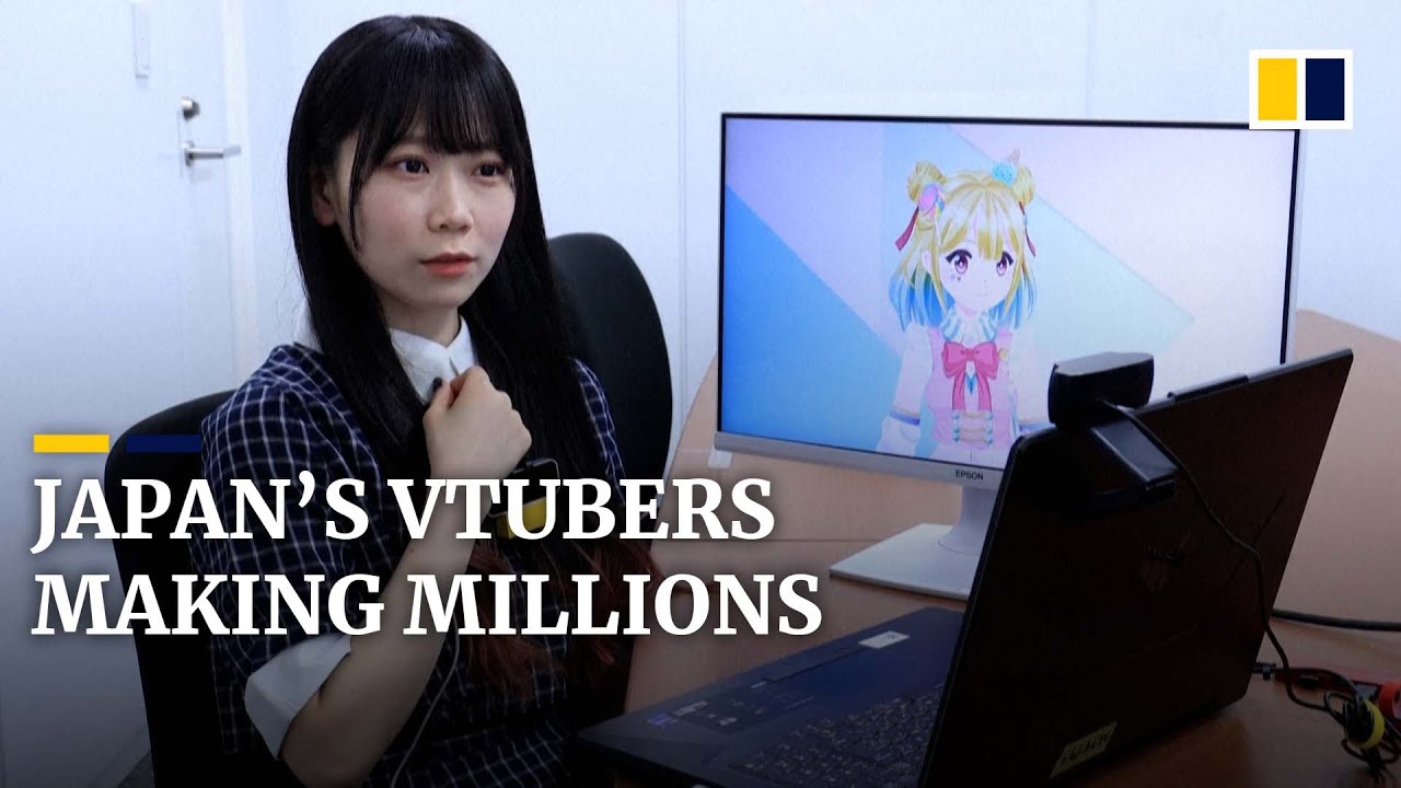 Virtual YouTubers behind famous avatars in Japan make millions from ...