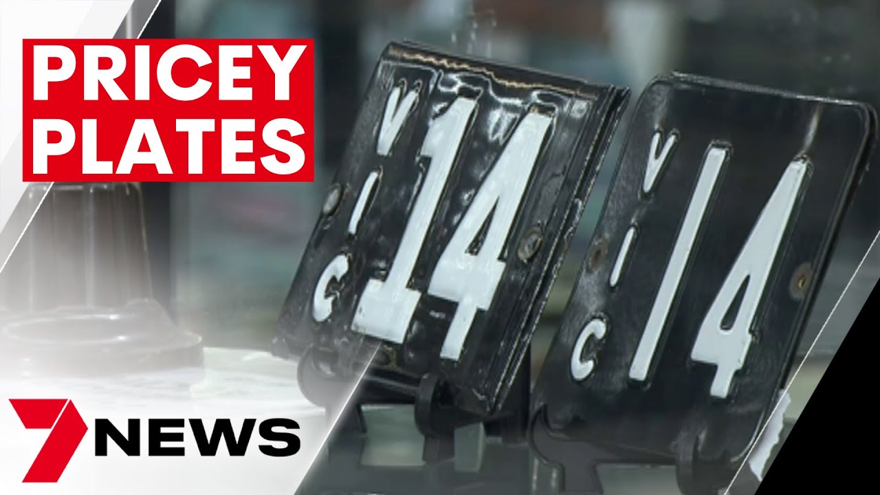 The Victorian number plate that is worth more than $2 million | 7NEWS ...